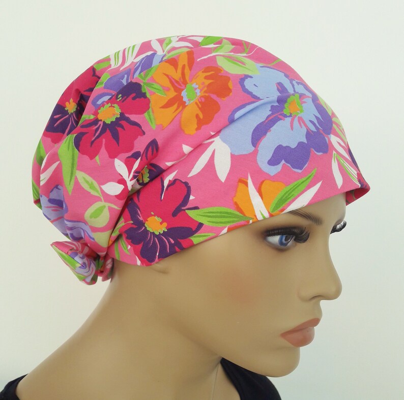 WOMEN'S Summer Head Scarf Hat Bandana Convertible Scarf Green Pink Blue ...