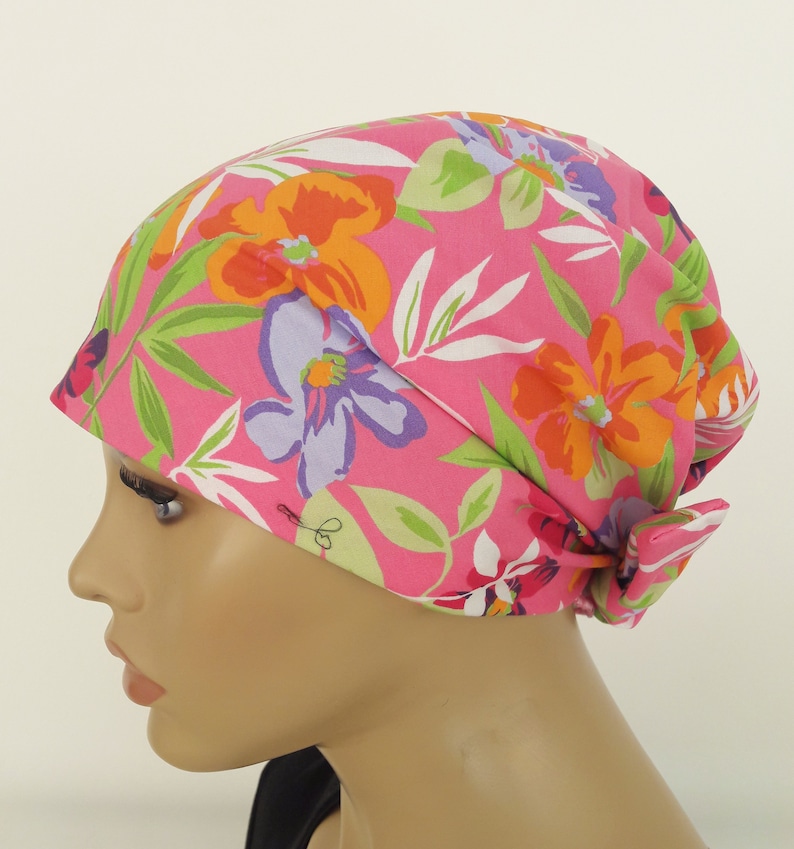 WOMEN'S Summer Head Scarf Hat Bandana Convertible Scarf Green Pink Blue ...