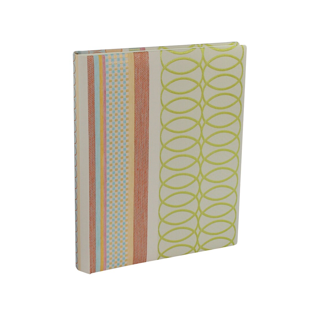 Guest Book for the Wedding Senna Grün-bunt, Cover Made of Cotton and ...