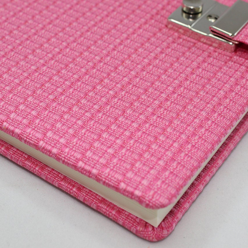 Diary With Lock Marie in Pink - Etsy