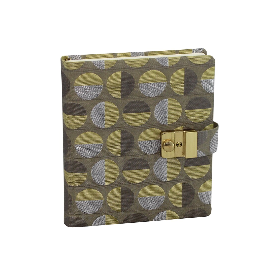 Diary With Lock SWING With Green Fabric Cover, Lockable - Etsy