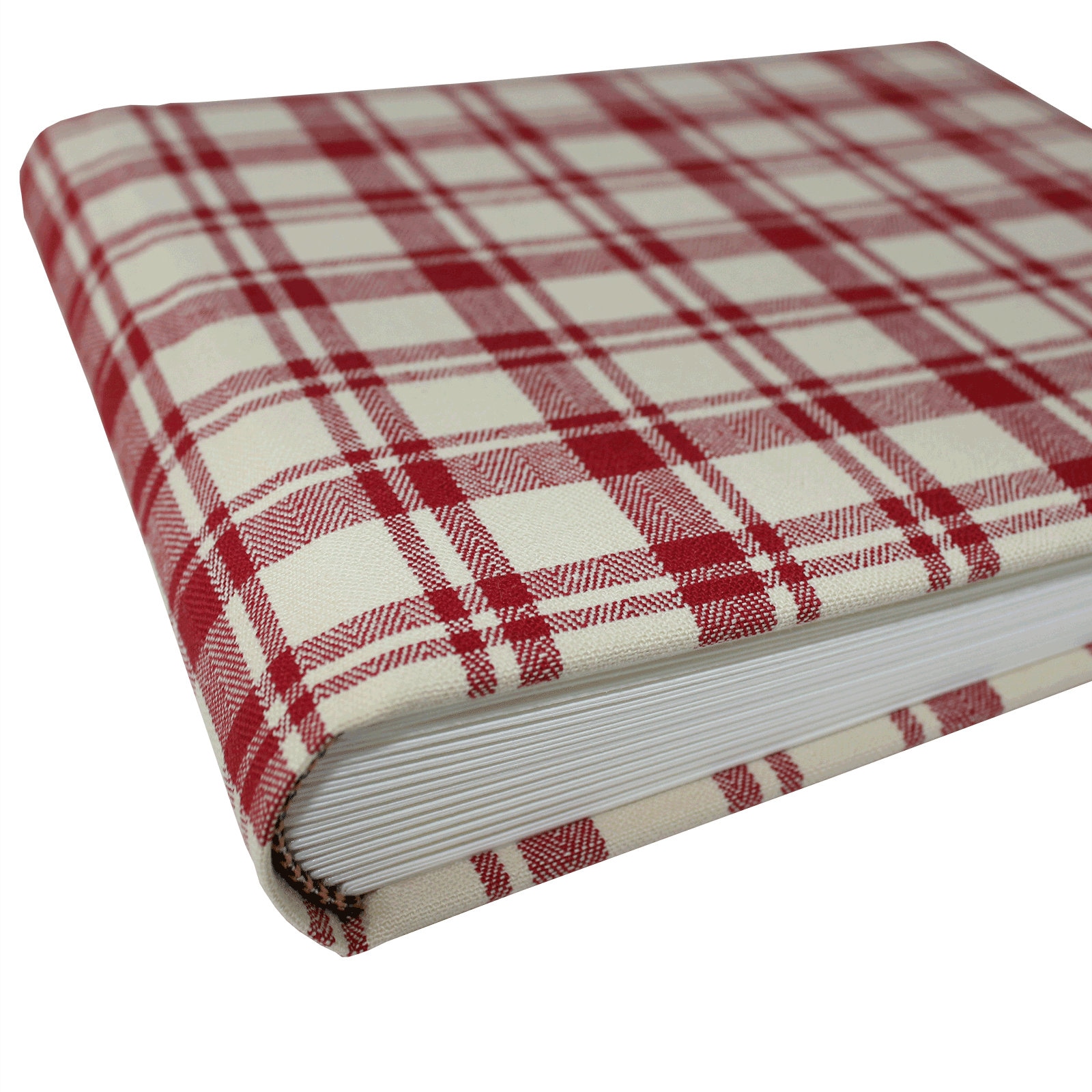 Anne Frank Set: Diary and Mini Photo Album in a Red and Beige Checkered ...