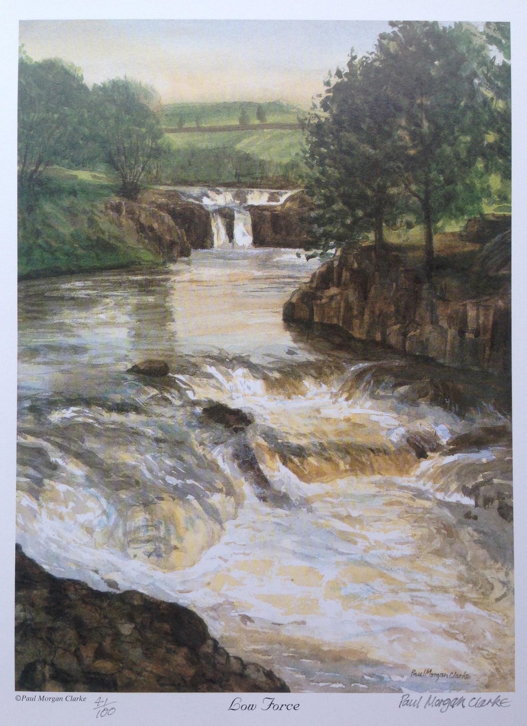 Limited Edition Signed Lithograph Print From Original Painting Low ...