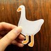 Cute Geese Sticker Pack, Handmade Farm Animal Laptop Stickers, Bird ...