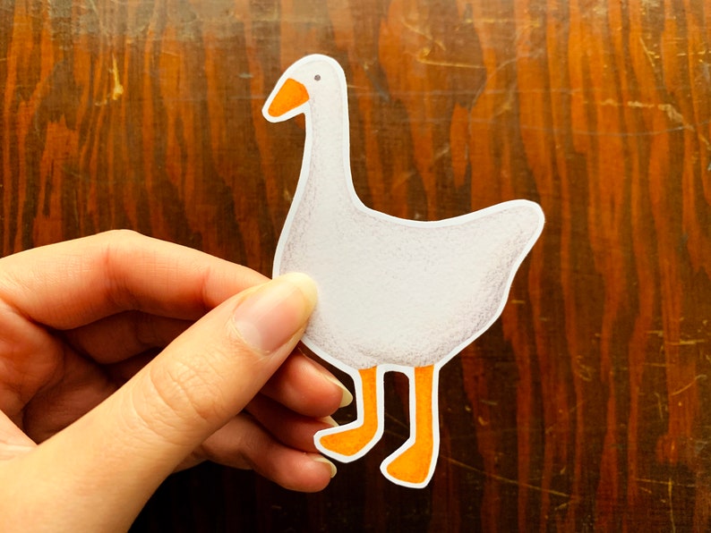 Cute Geese Sticker Pack Handmade Farm Animal Laptop Stickers | Etsy