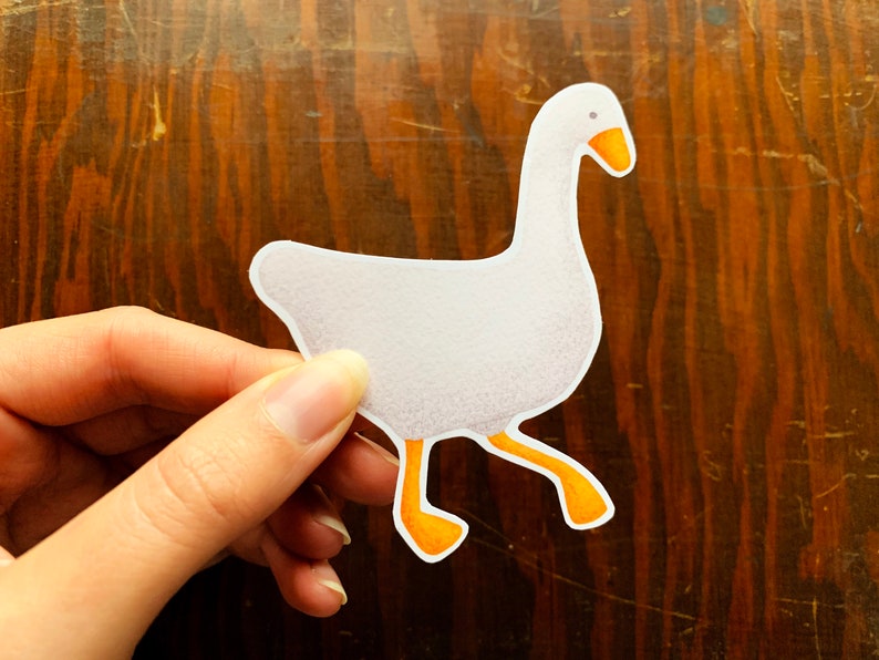 Cute Geese Sticker Pack Handmade Farm Animal Laptop Stickers | Etsy