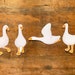 Cute Geese Sticker Pack, Handmade Farm Animal Laptop Stickers, Bird ...
