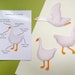 Funny Annotated Goose Greeting Card, Small Untitled Goose Game Funny ...