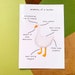 Funny Annotated Goose Greeting Card, Small Untitled Goose Game Funny ...
