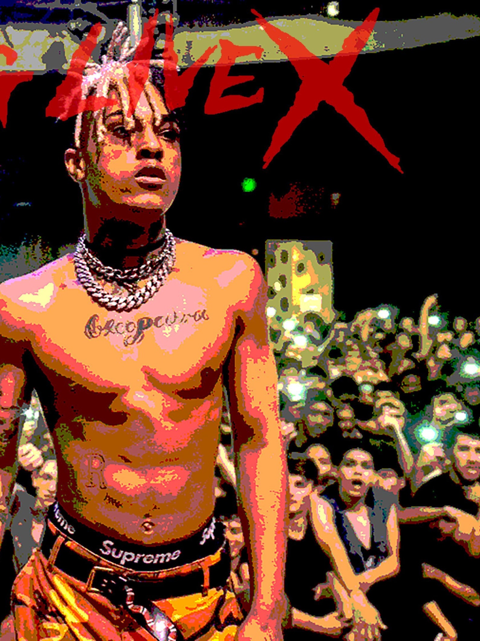 XXXTENTACION Poster Long Live X Print Hip Hop Art Decor | Etsy