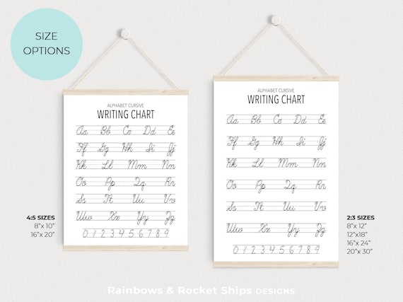 Tabla Del Alfabeto Cursivo En Pdf