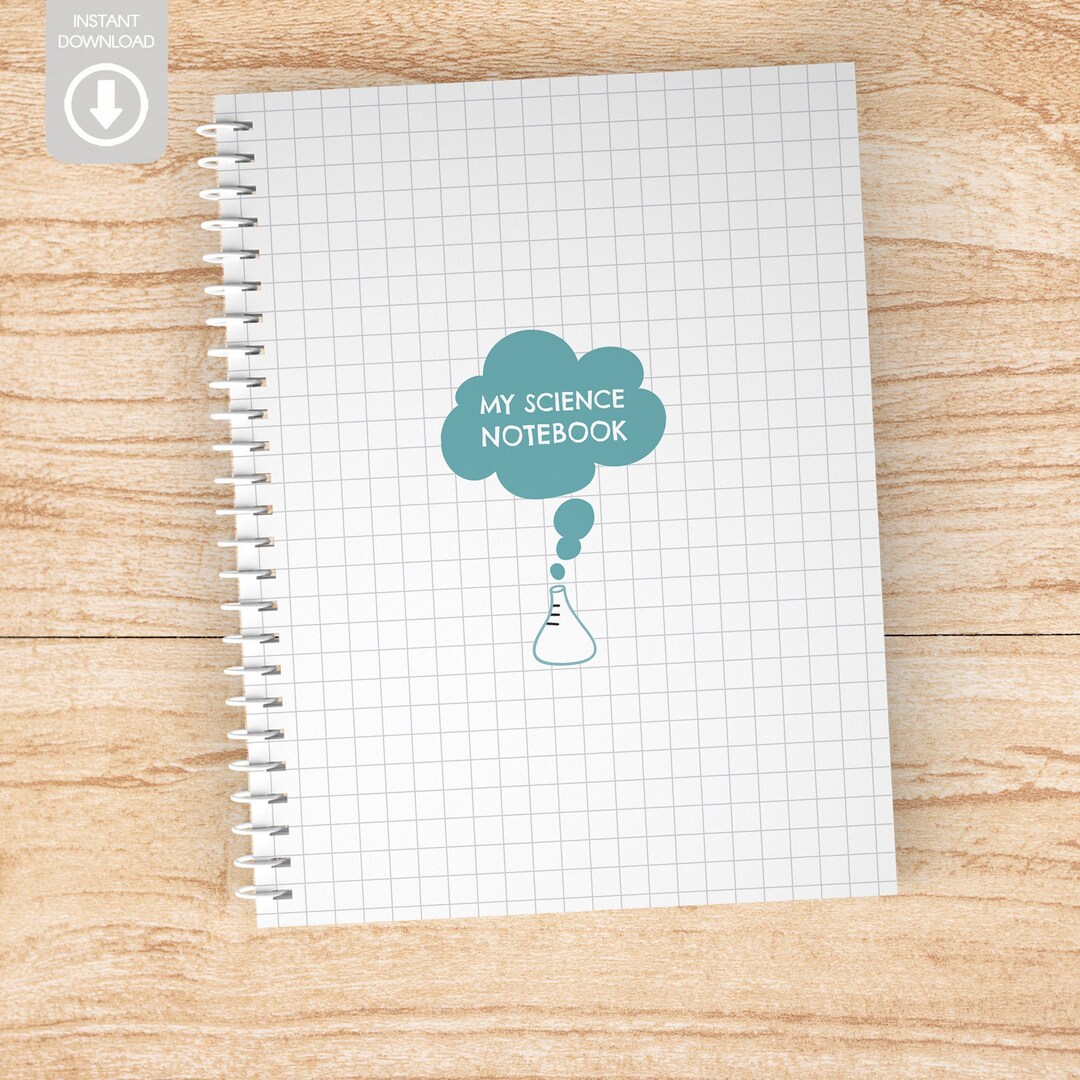 Student Science Notebook journal DIGITAL DOWNLOAD PDF - Etsy Hong Kong