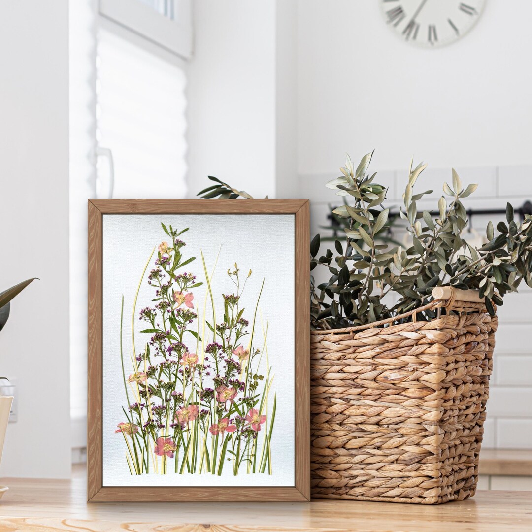 Handmade and Unique Decor Made From Pressed Flowers and Plants, Dried ...