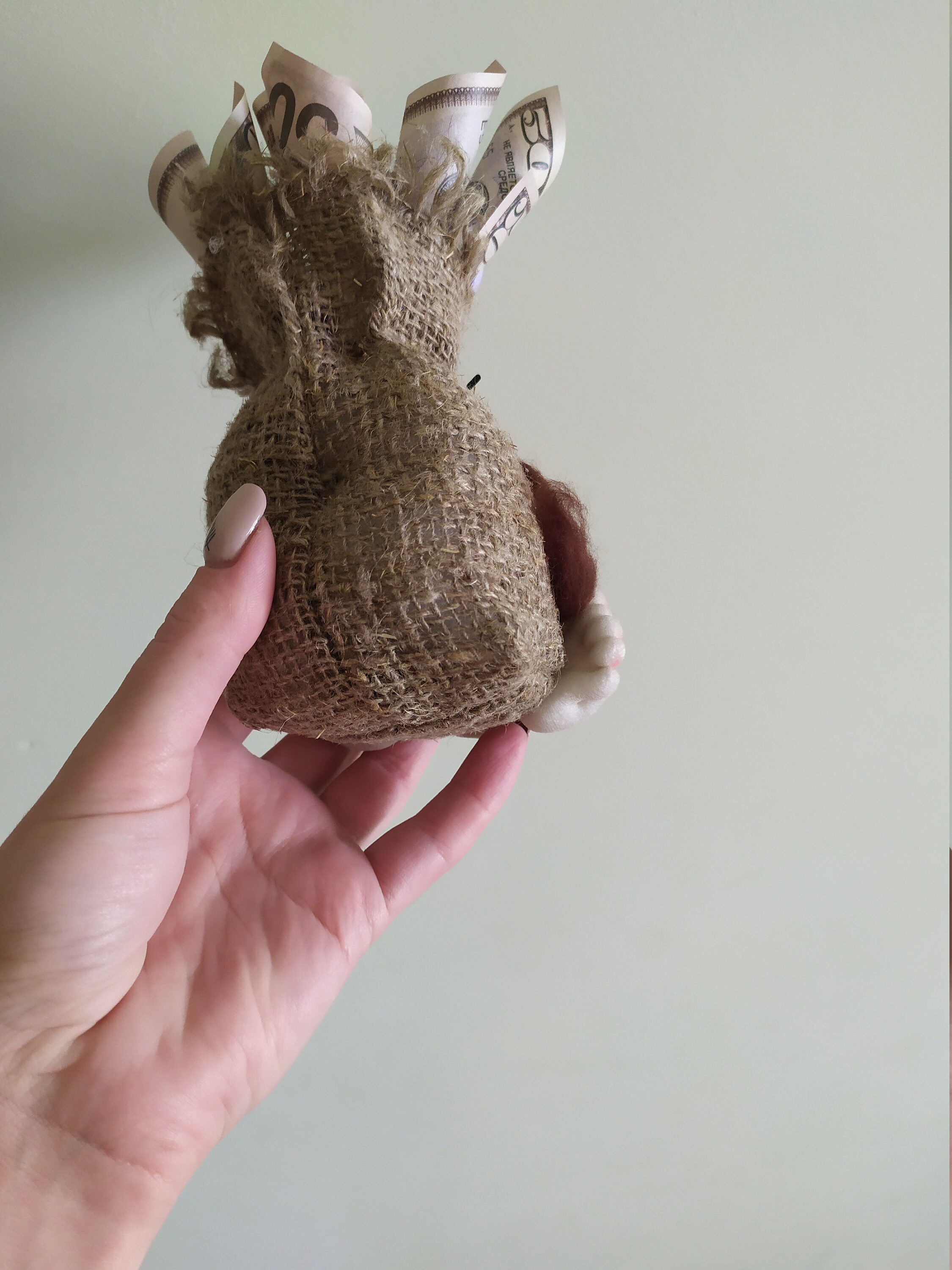 Primitive Bag Positive Money Bag Gift Soft Sculptural Toy - Etsy
