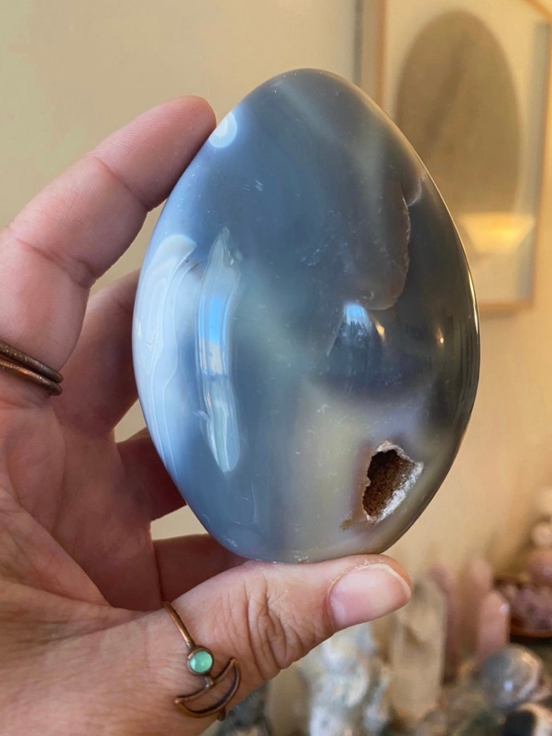 Orca Agate Freeform Orca Agate Crystal Free Form Meditation Healing ...