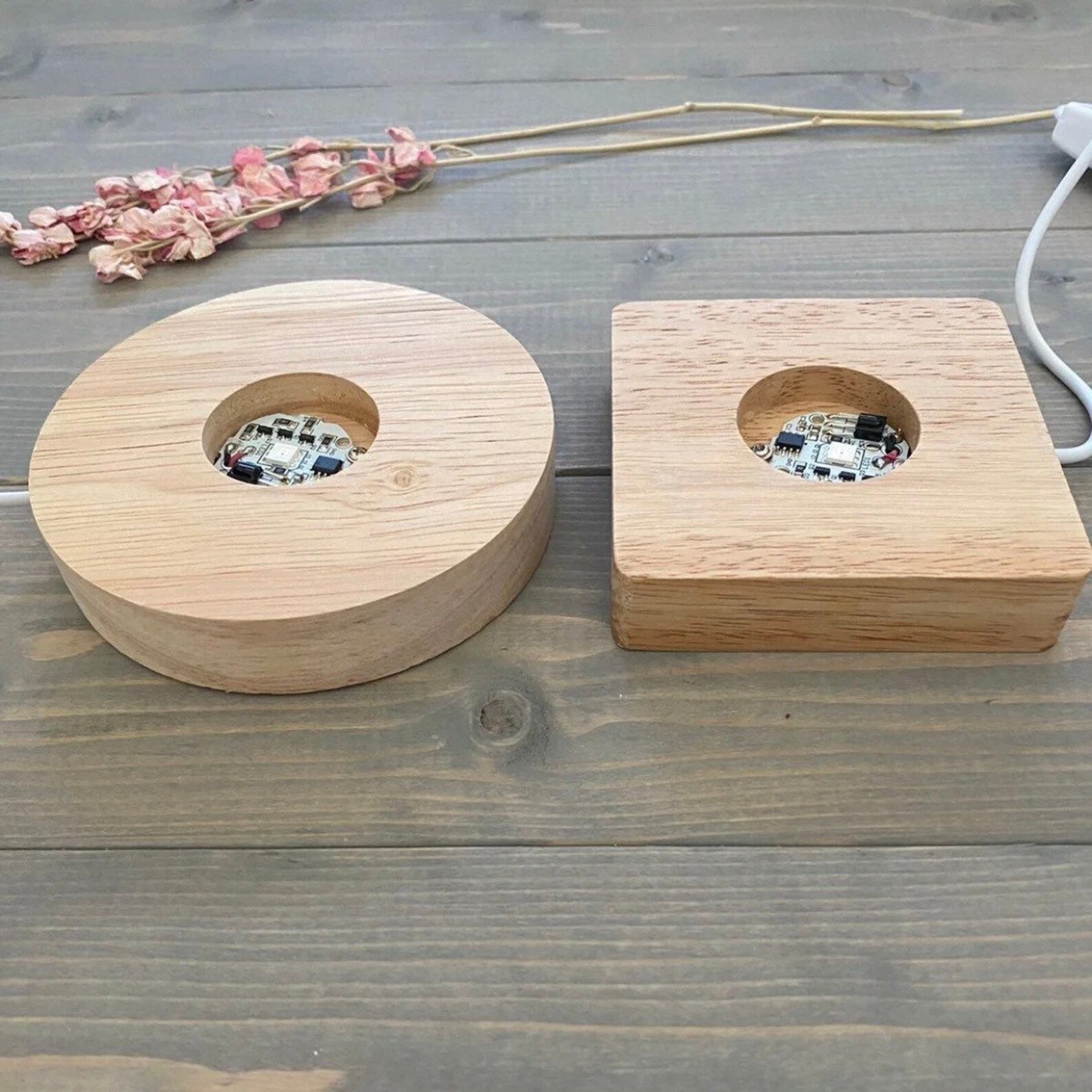 ONE 1 LED Colored Display Light Base - Etsy