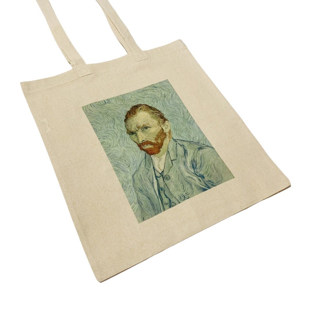 Vincent Van Gogh Self Portrait Tote Canvas Bag - Etsy