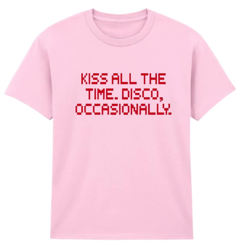 Kiss All the Time Disco Occasionally Baby Tee Cropped T-shirt - Harry ...