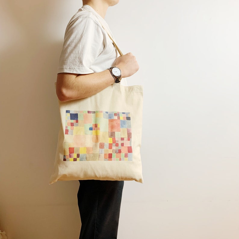 Paul Klee Tote Bag Abstract Art Flora on Sand Famous Vintage - Etsy UK