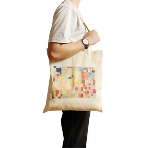 Paul Klee Tote Bag Abstract Art Flora on Sand Famous Vintage Art Print ...