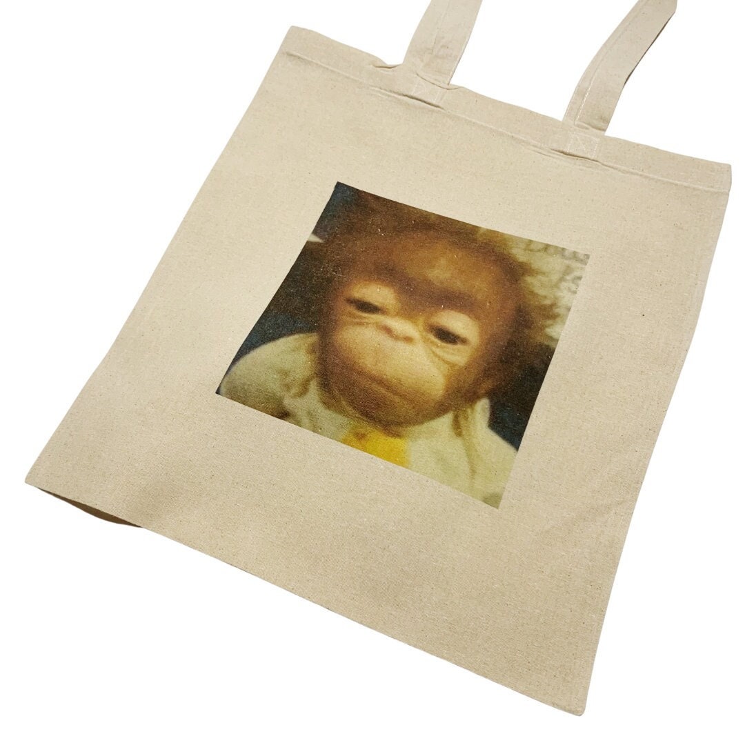 Funny Scruffy Monkey Meme Tote Bag - Etsy