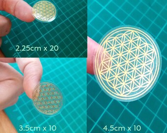 Flower of Life Stickers - Etsy