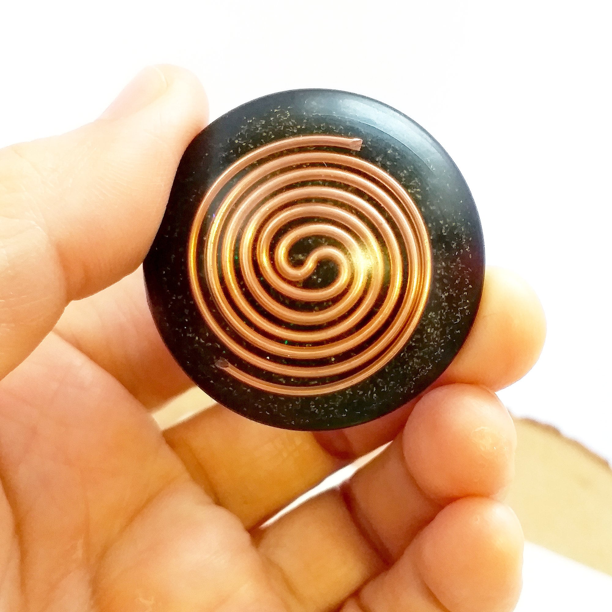 Cell Phone Orgonite, Shungite, Vortex Coil, EMF Shield and Protection ...