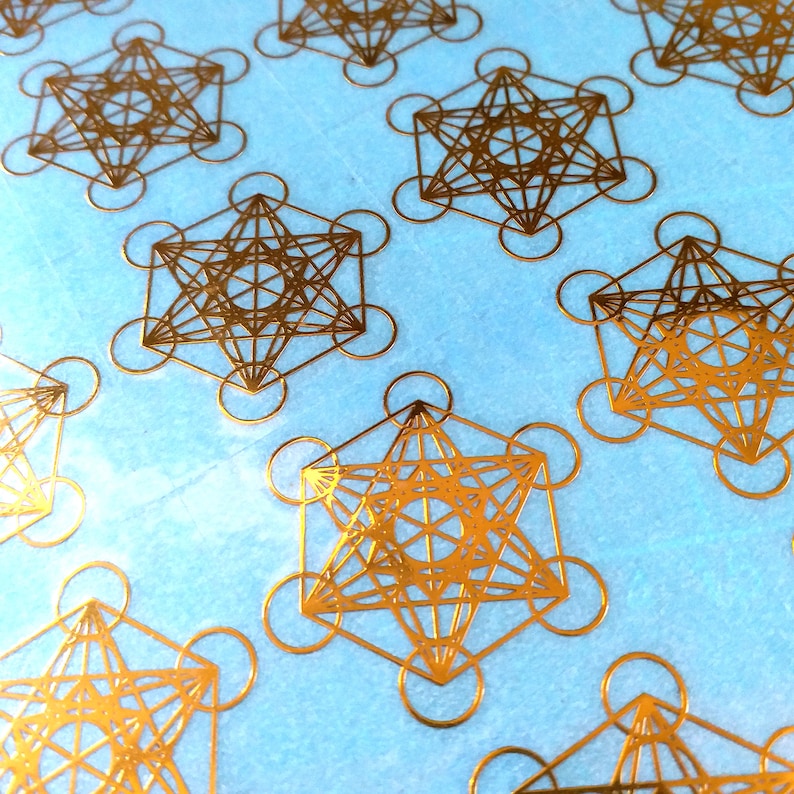 3.6cm* 15* Decal Sticker, Metatron's Cube, Sacred Geometry Stickers ...