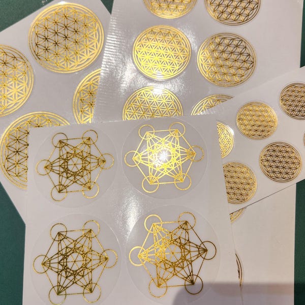 Sacred Geometry Sticker - Etsy