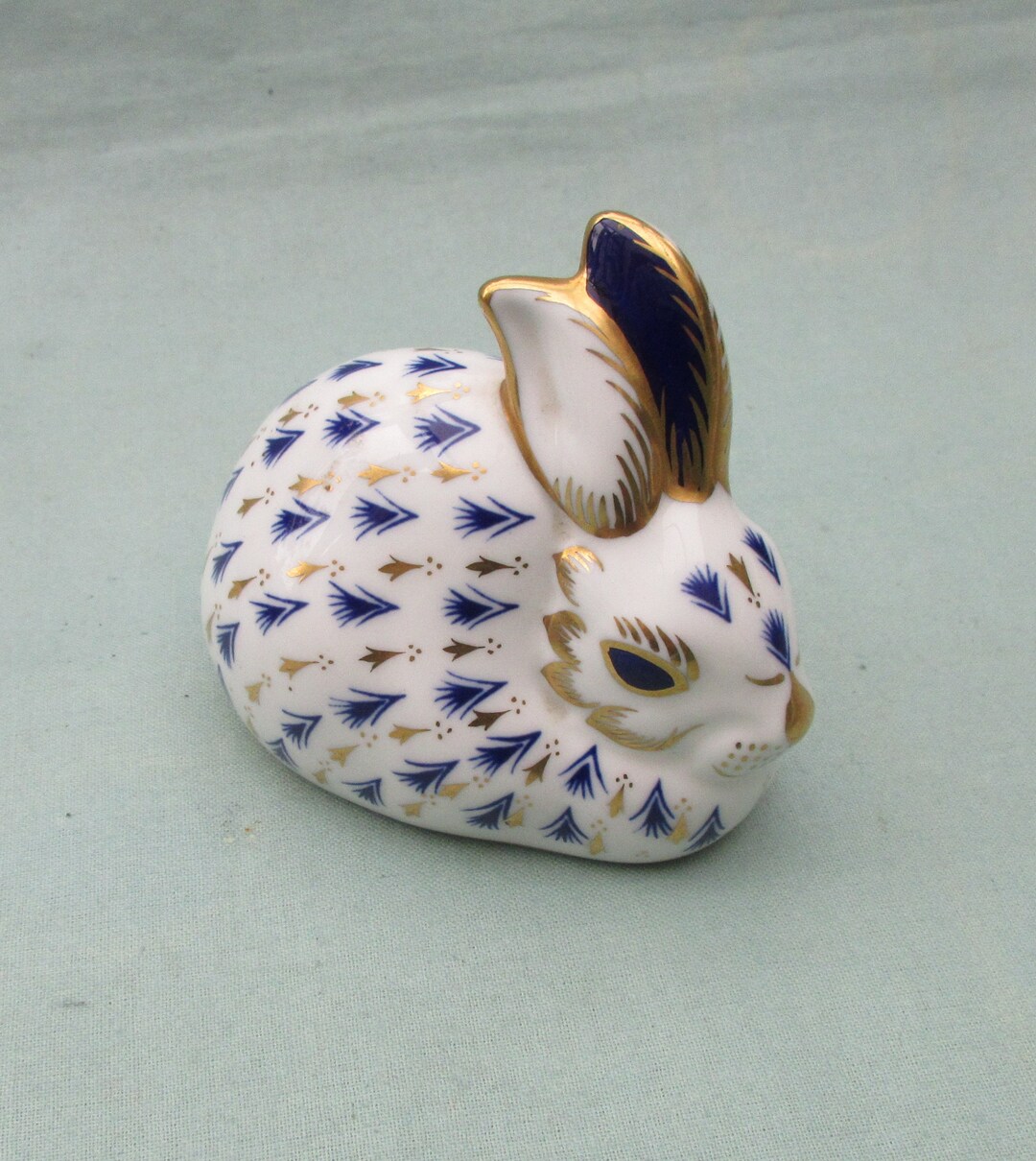 China Paperweight Royal Crown Derby Rabbit - Etsy