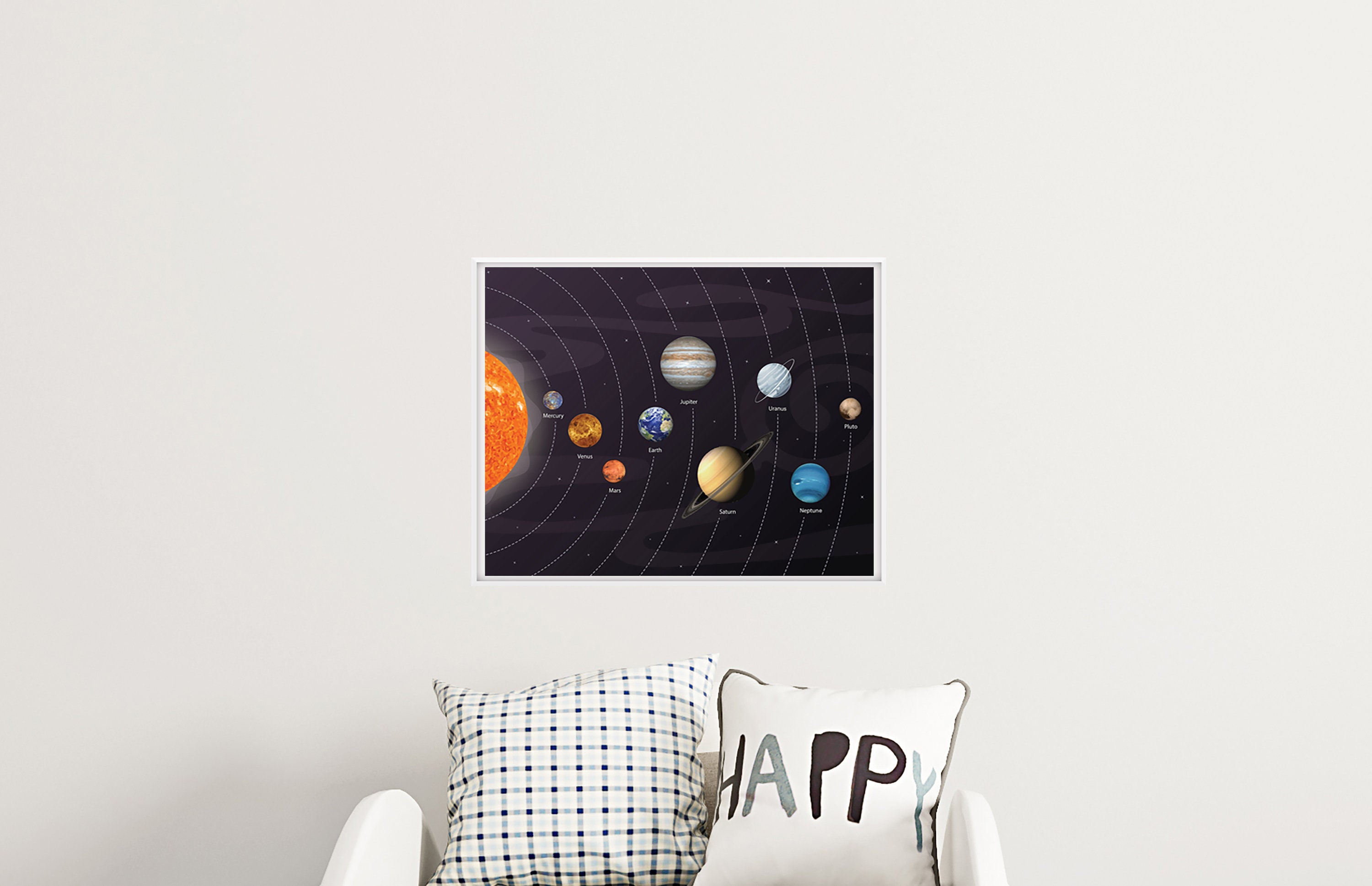 Solar System Poster Printable Planets Wall Art, Nursery Wall Decor ...