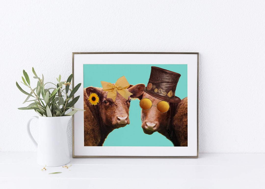 Cow Gifts, Cow Print, Funny Cow Wall Art, Cow Printable Wall Art for ...