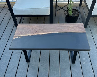 Live Edge Resin Coffee Table - Etsy