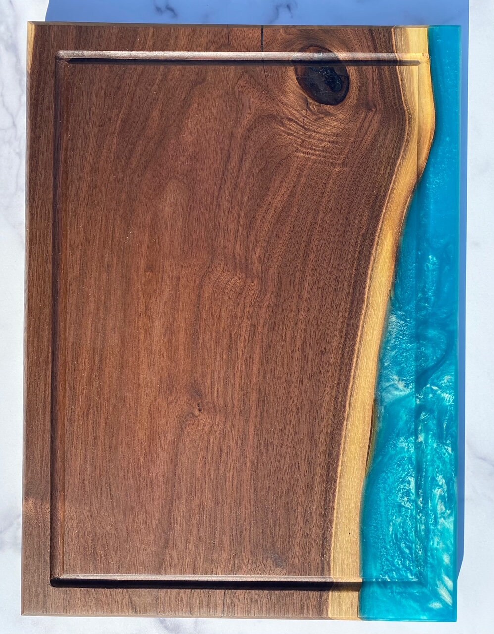 Custom Wood and Resin Cutting Boards Custom Resin Serving | Etsy