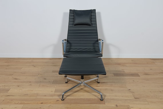Eames Alu Group EA124 EA125 Lounge Chair Ottoman by Charles Ray Eames for Vitra 1980s Set of 2 Etsy UK