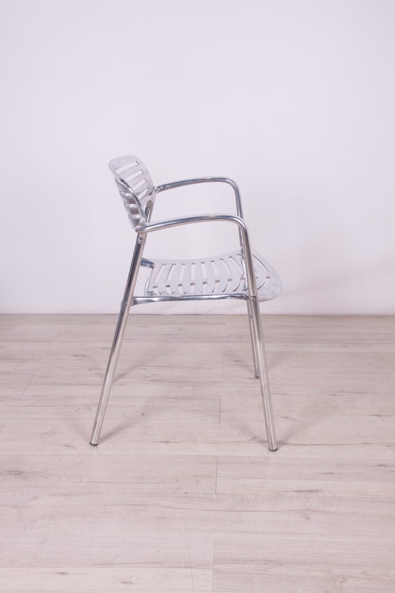 Aluminium Stackable Chairs by Jorge Pensi for Amat 3 1980s Etsy