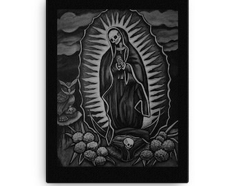Mexican Virgin Mary Skull