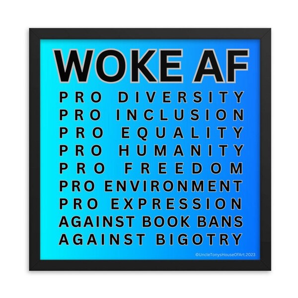 Woke Yard Sign - Etsy