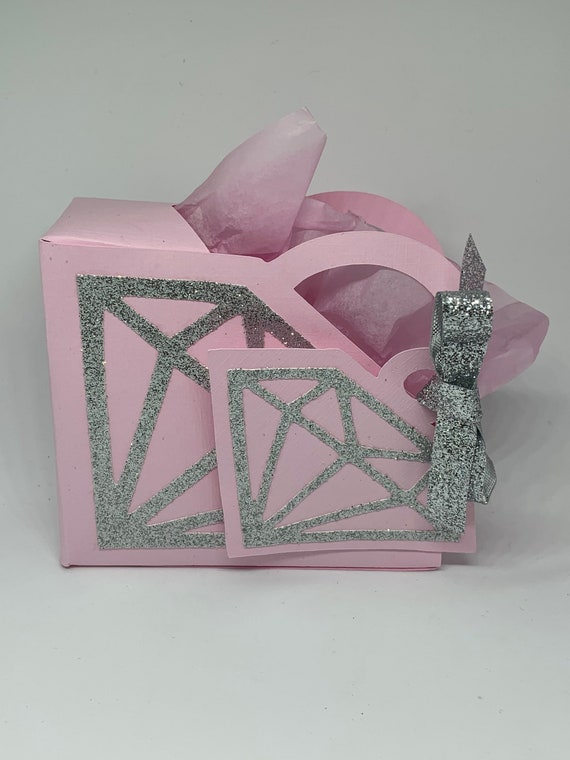 Diamond Gift Box Wedding Favor Box Diamond Box Bridal | Etsy
