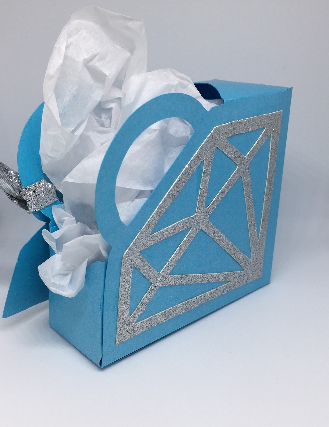 Diamond Gift Box Wedding Favor Box Diamond Box Bridal - Etsy
