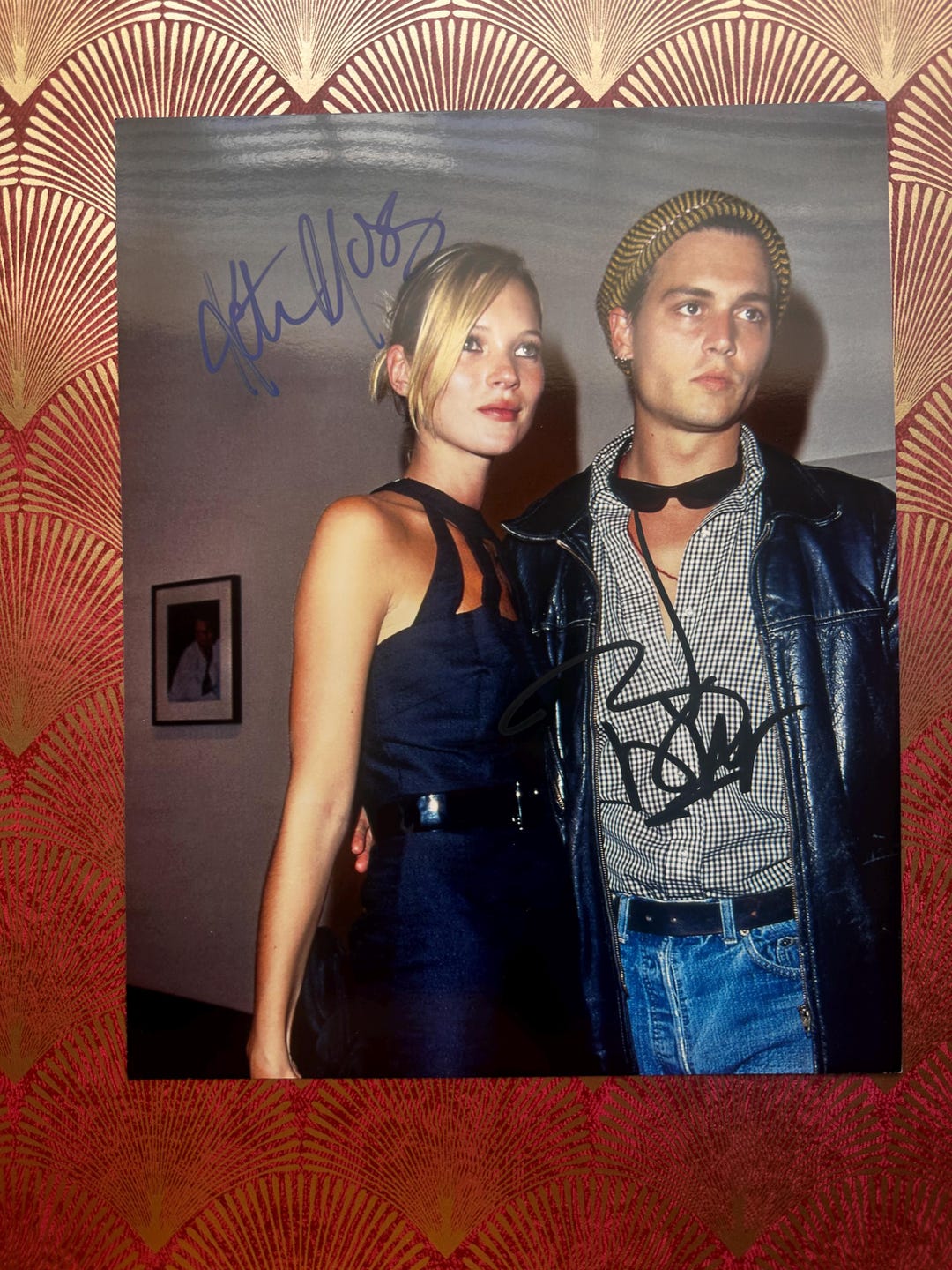Johnny Depp and Kate Moss Signed 8x10 Photo With COA - Etsy UK