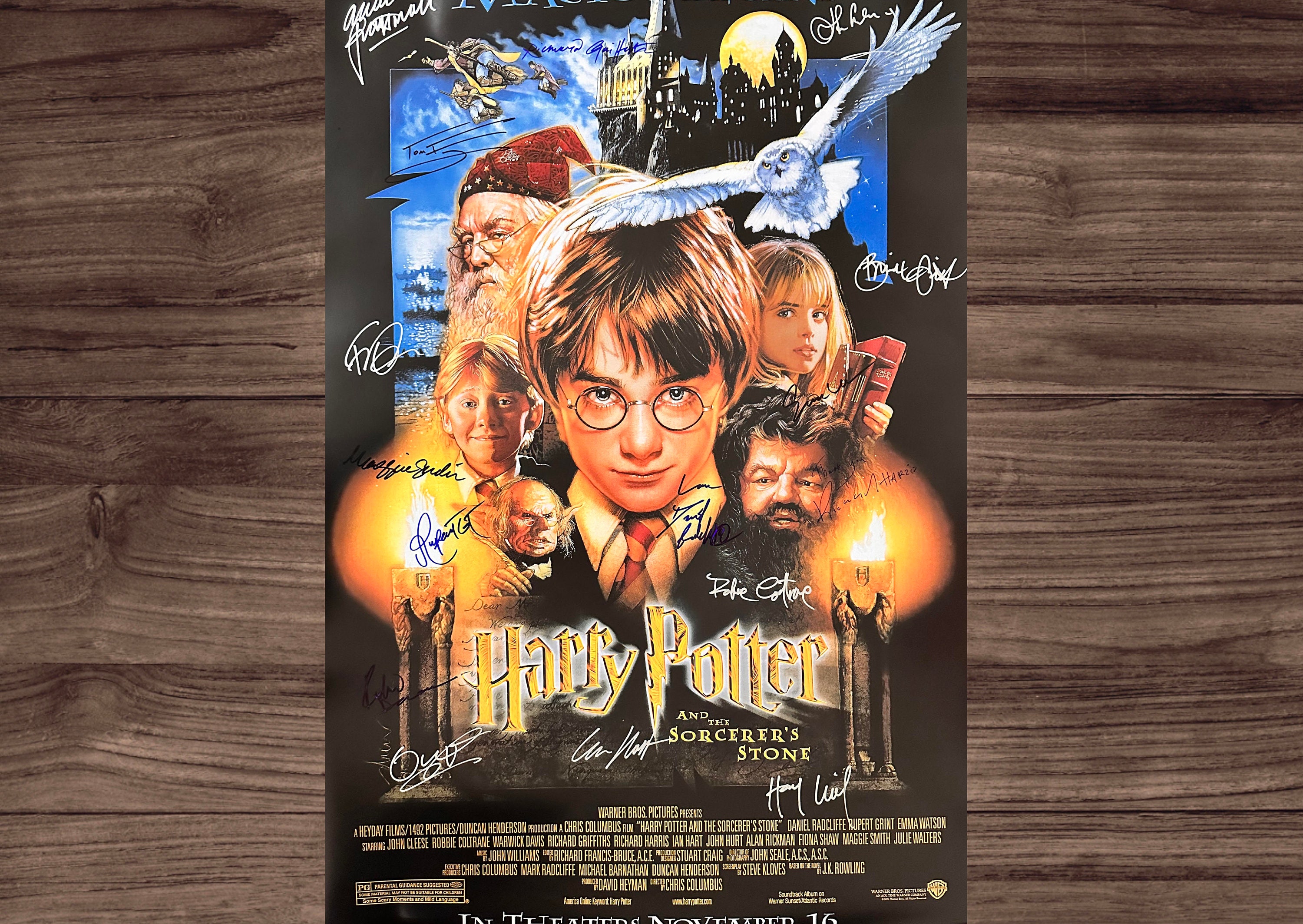 Harry Potter Hand Signed Autograph Movie Poster - Etsy