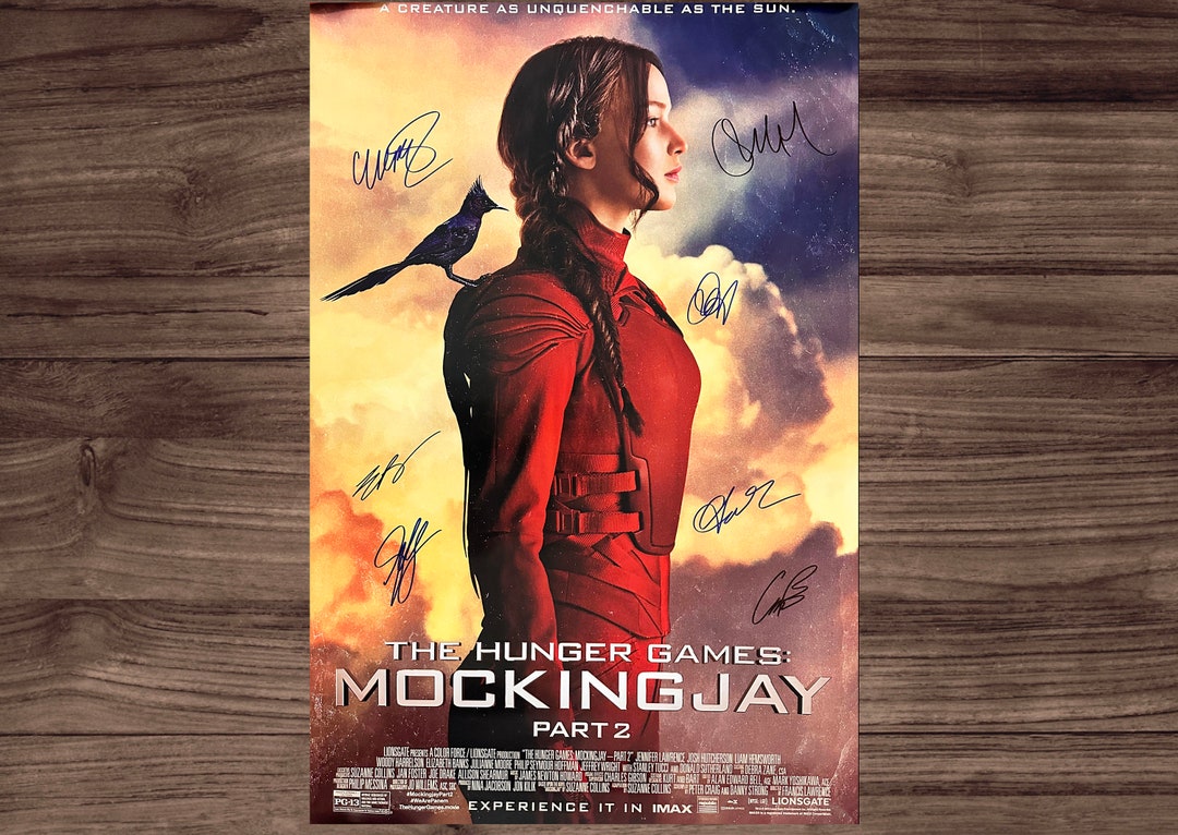THE Hunger Games: MOCKINGJAY - PART 2 Hand Signed Autograph Movie ...
