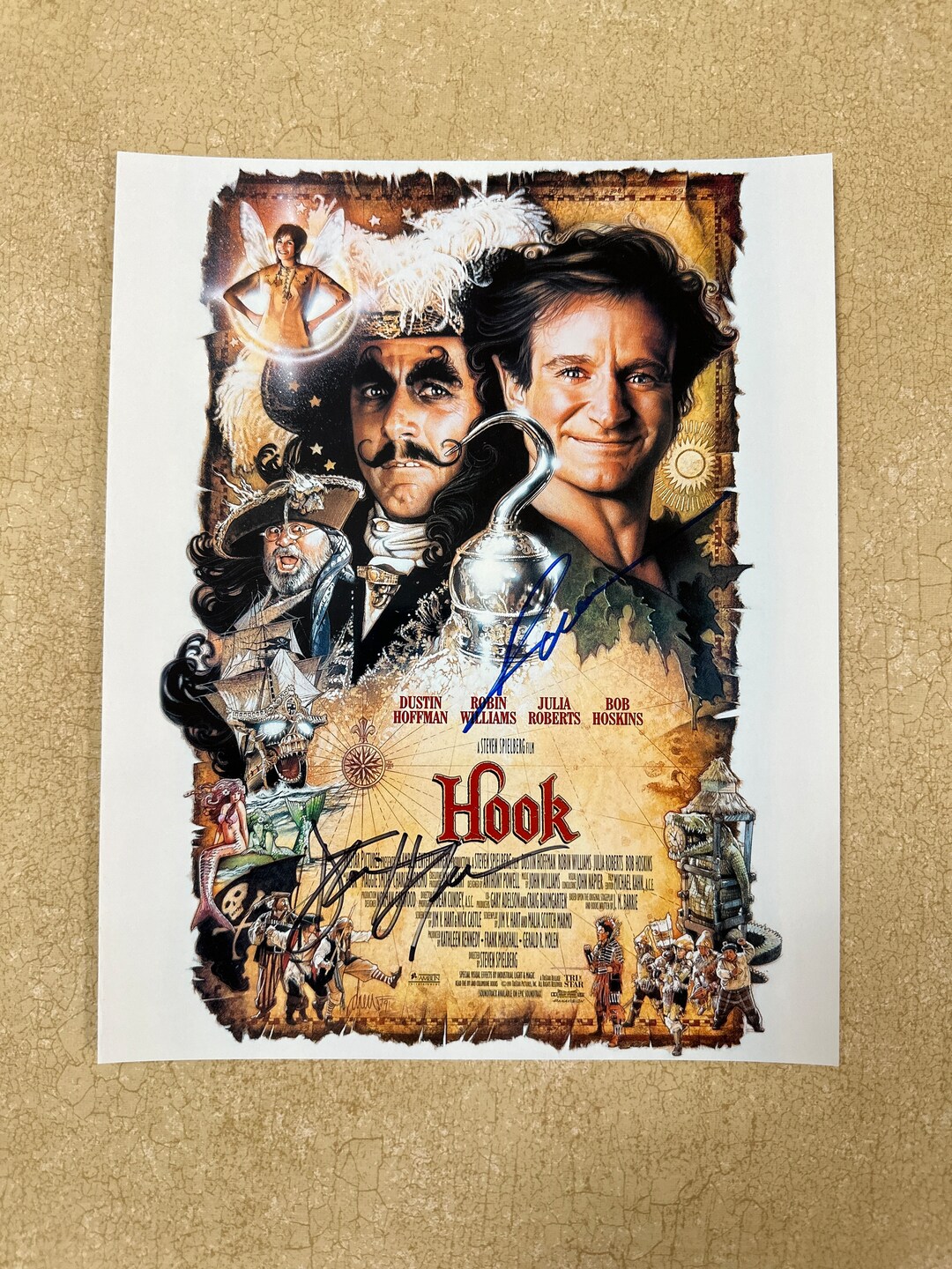 Hand-signed Autograph Hook Photo - Etsy