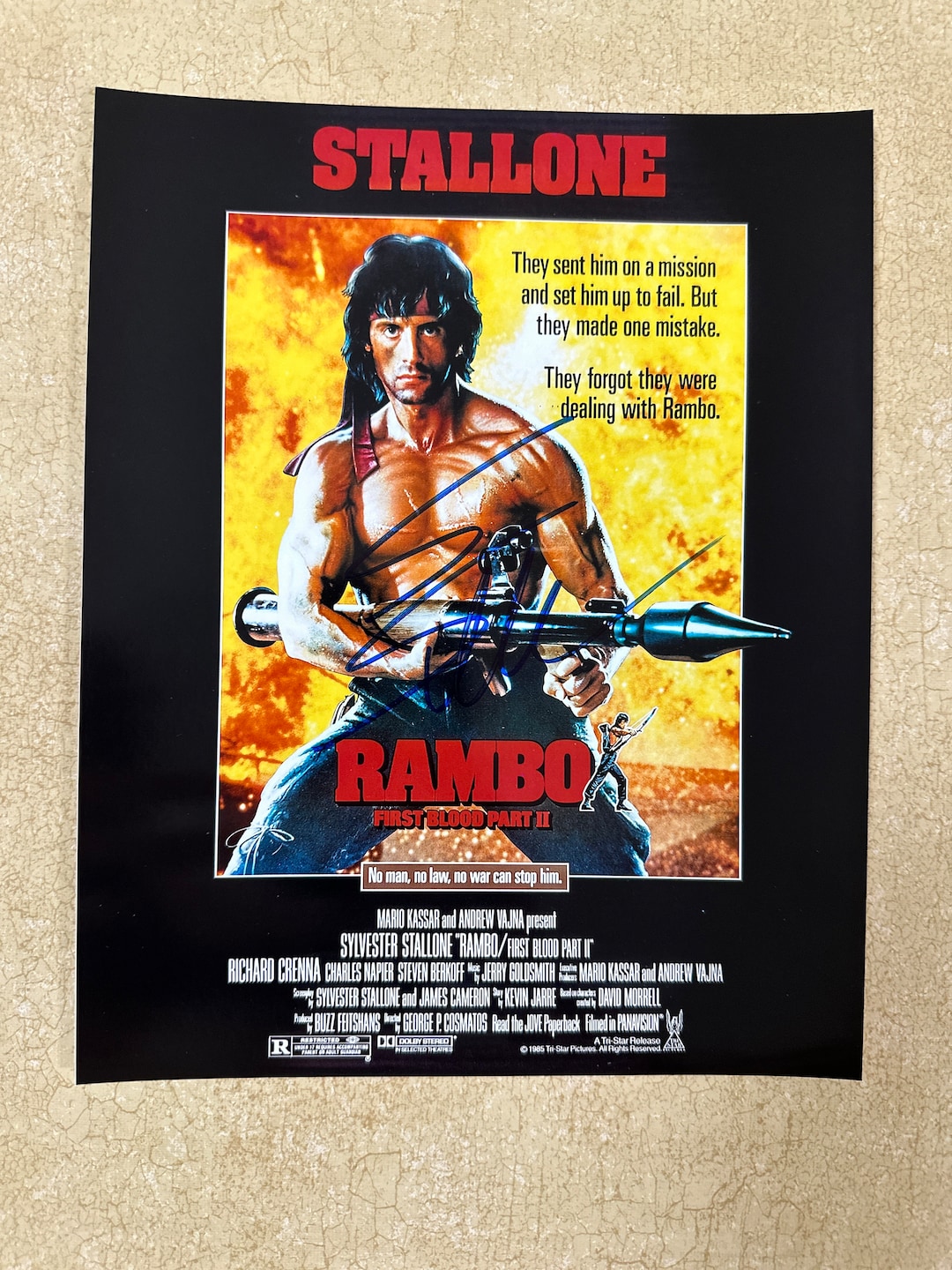 Hand Signed Autograph Rambo 2 Movie Photo - Etsy