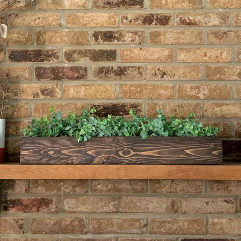 Narrow Long Wood Box - Etsy