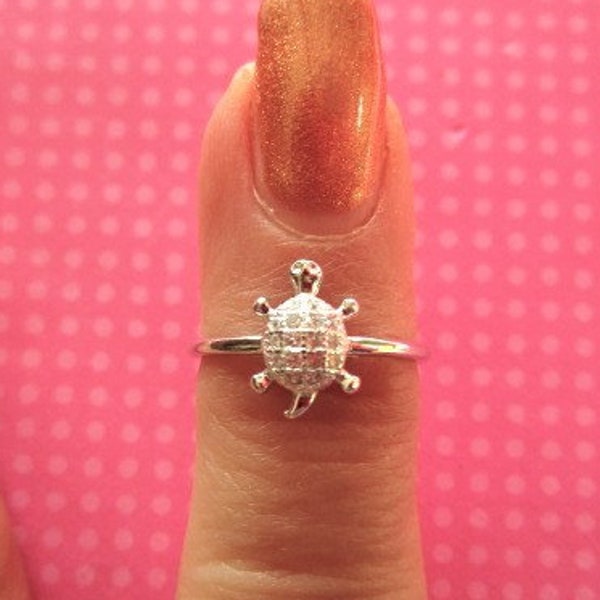 Turtle Toe Ring - Etsy
