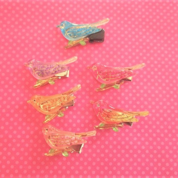 Bird Hair Clip - Etsy