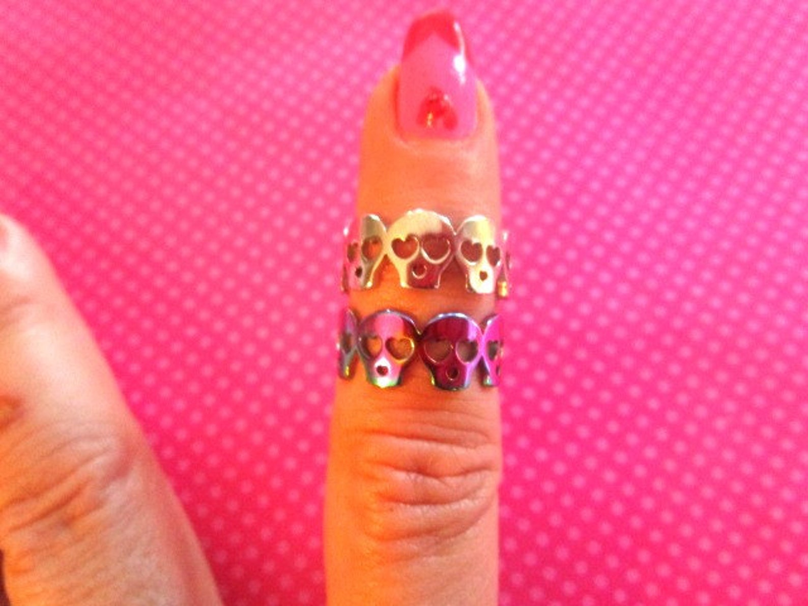 Skull Metal Toe Rings - Etsy