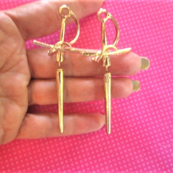 Sword Earrings - Etsy
